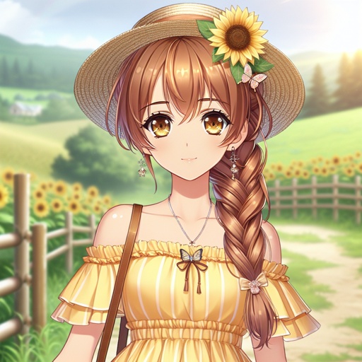 Anime Girl Demure Facade | Fanart