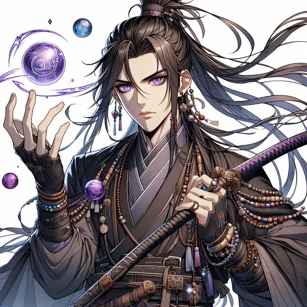 Anime Girl Arcane Symbols | Fanart