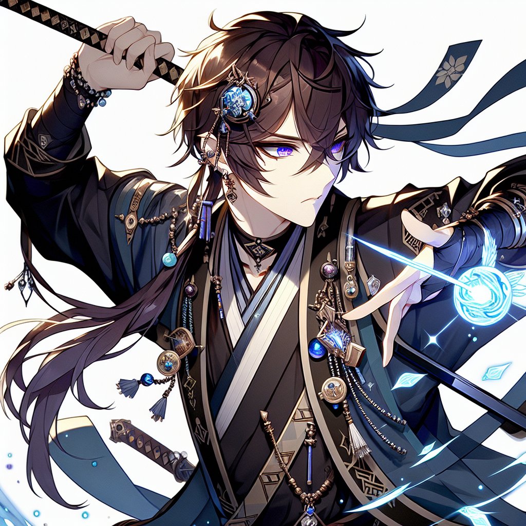 Anime Girl Arcane Symbols | Fanart