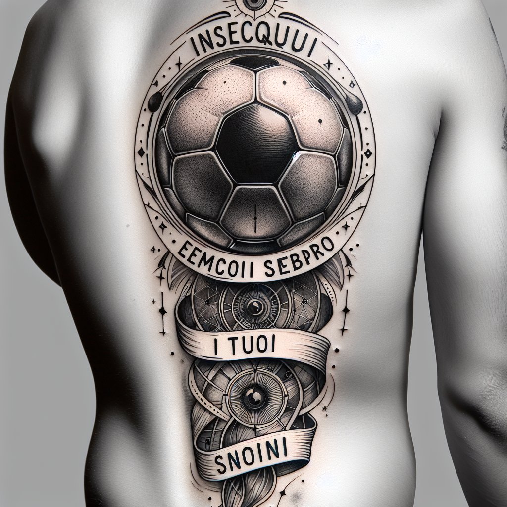 pallone da calcio con scritta insegui | Fanart