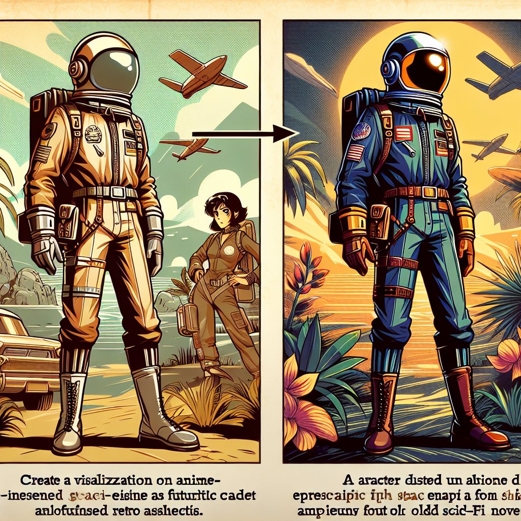 A retro space cadet in a | Fanart