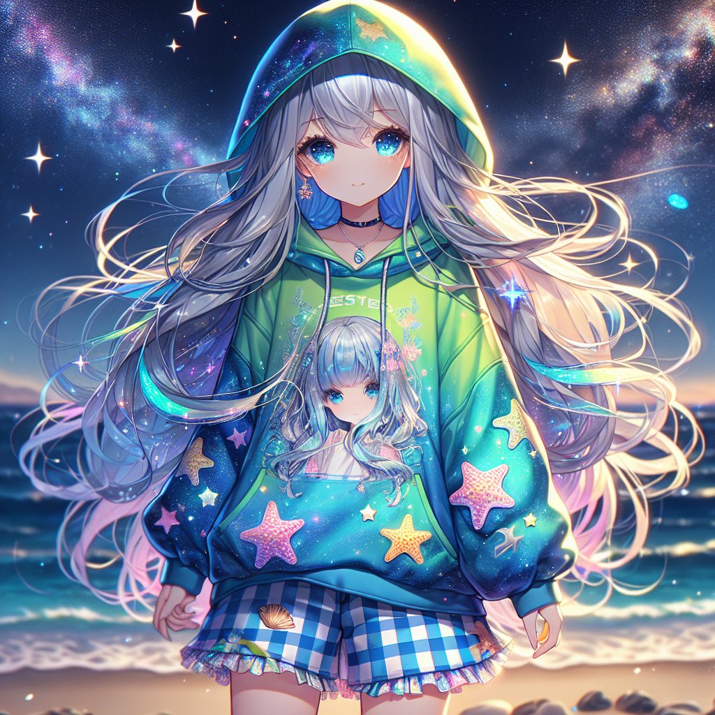Anime Girl Wearing Baggy Clothes: Picture | Fanart