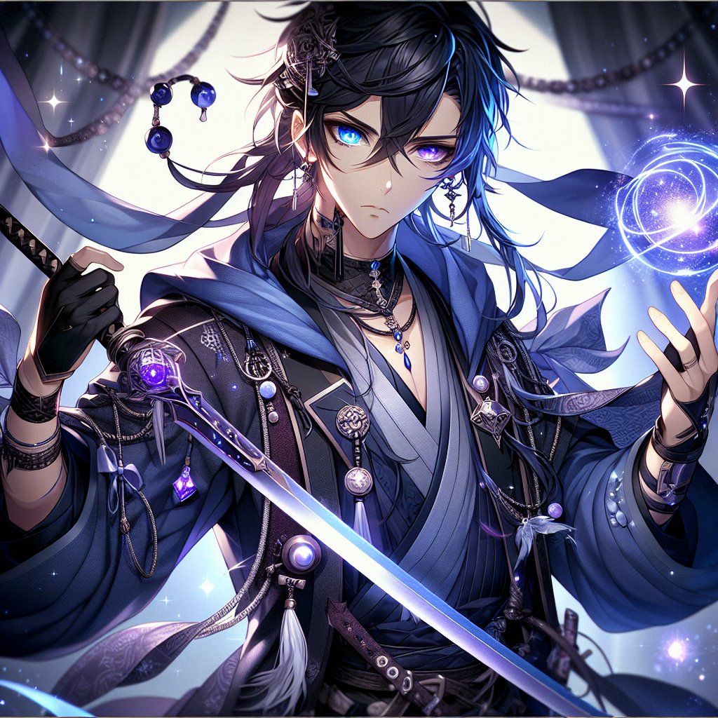 Anime Girl Arcane Symbols | Fanart