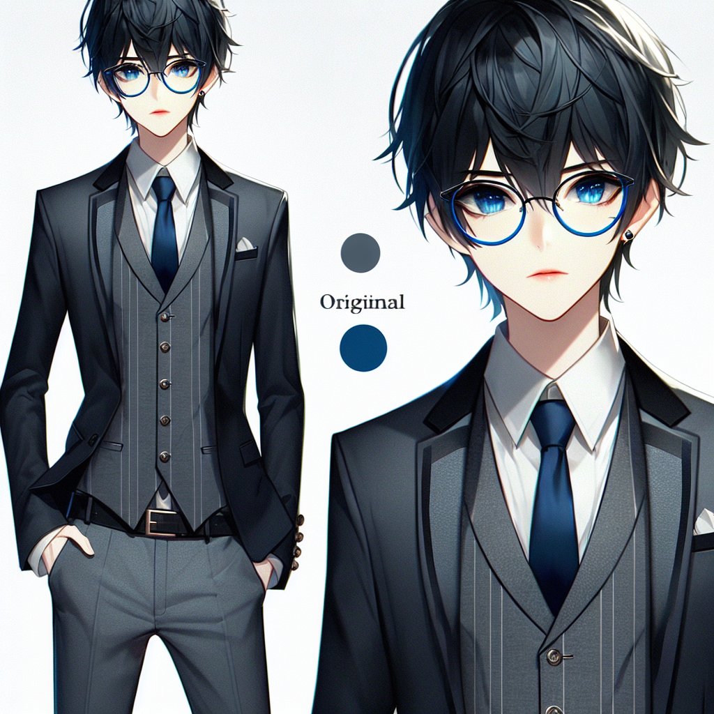 Anime Boy Semi Formal Attire | Fanart
