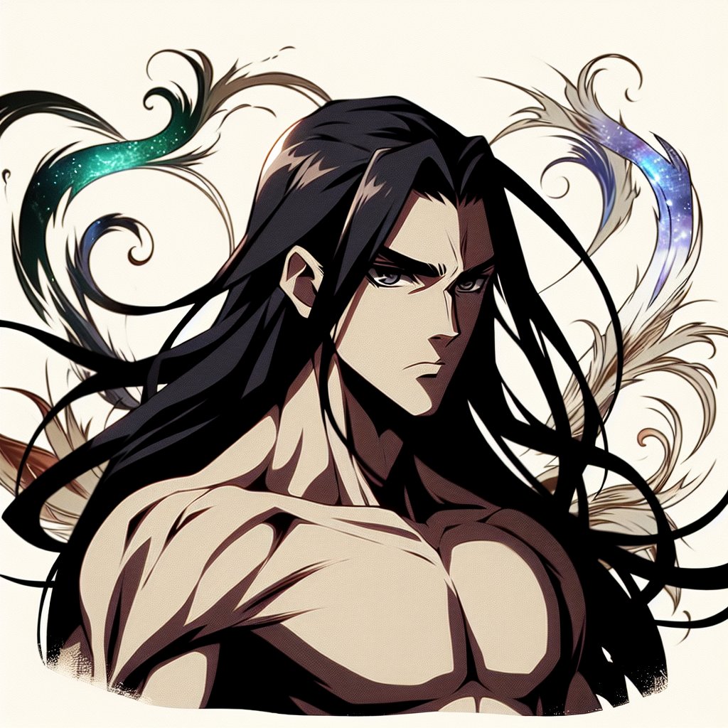 Anime Boy Bushy Hair | Fanart