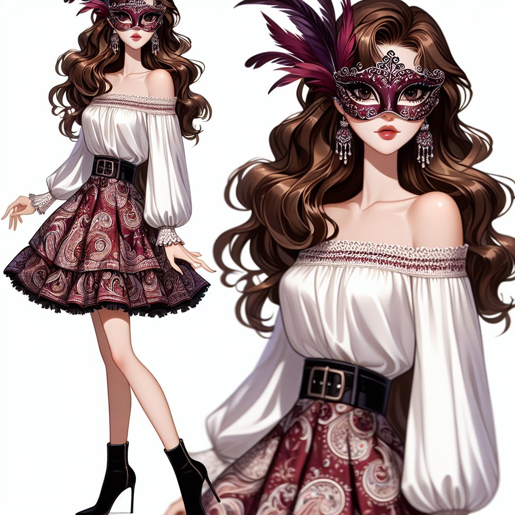 Anime Girl Wearing Mask Drawing | Fanart