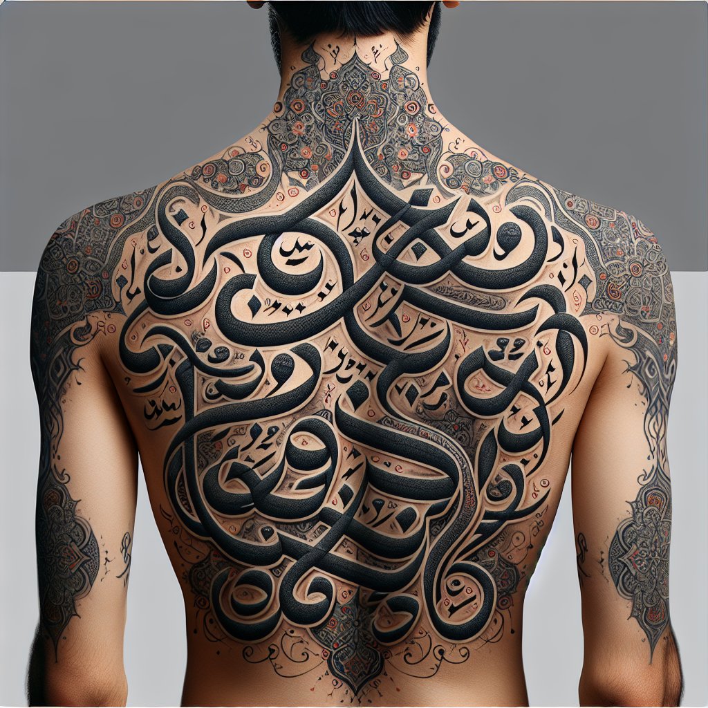 iranian back tattoo | Fanart