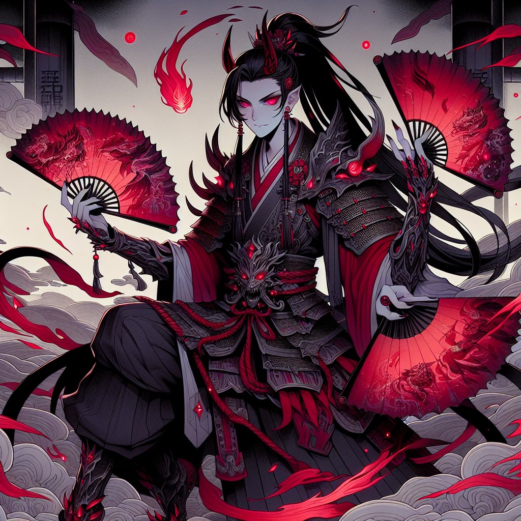 Akane is a female demon. She | Fanart