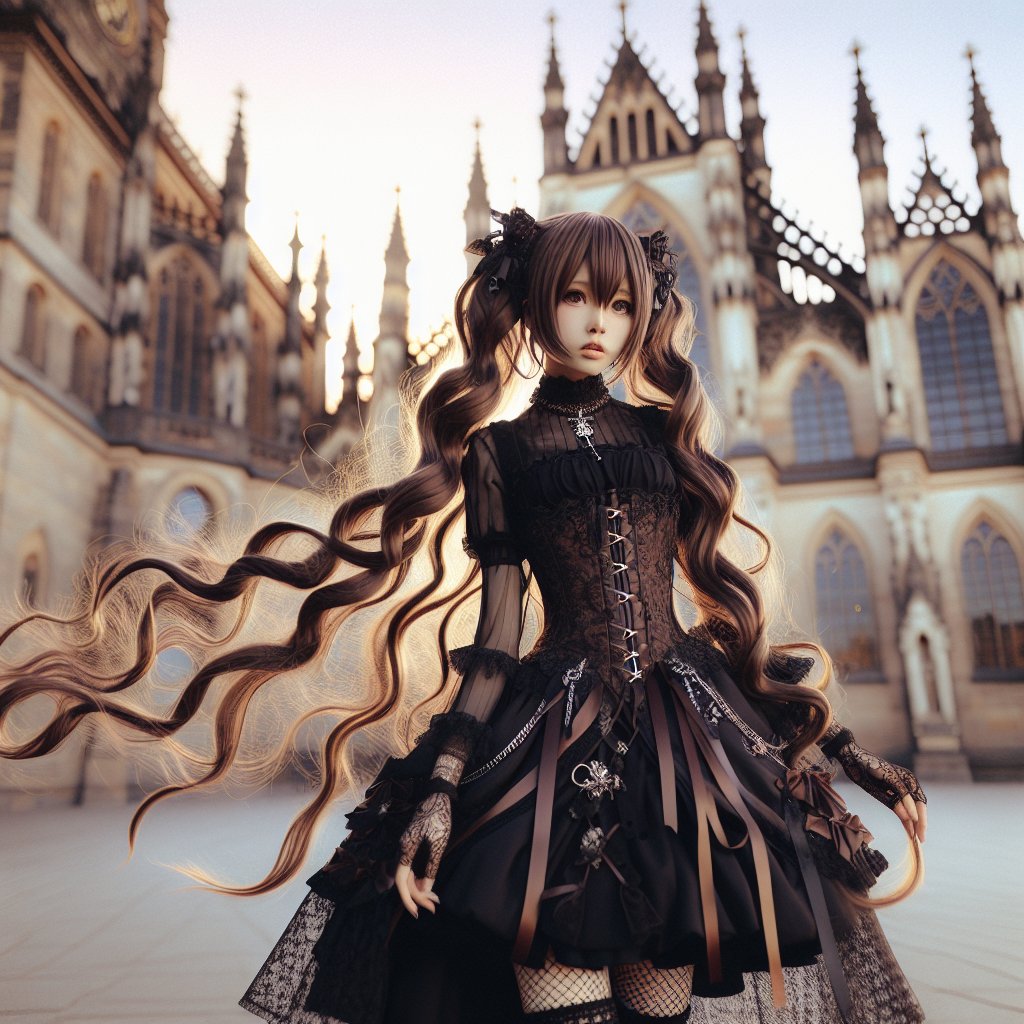 Anime Girl Background: Anime girl drawn | Fanart