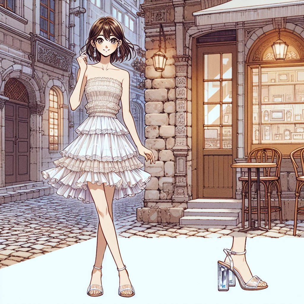 Anime Girl Glass Heels | Fanart
