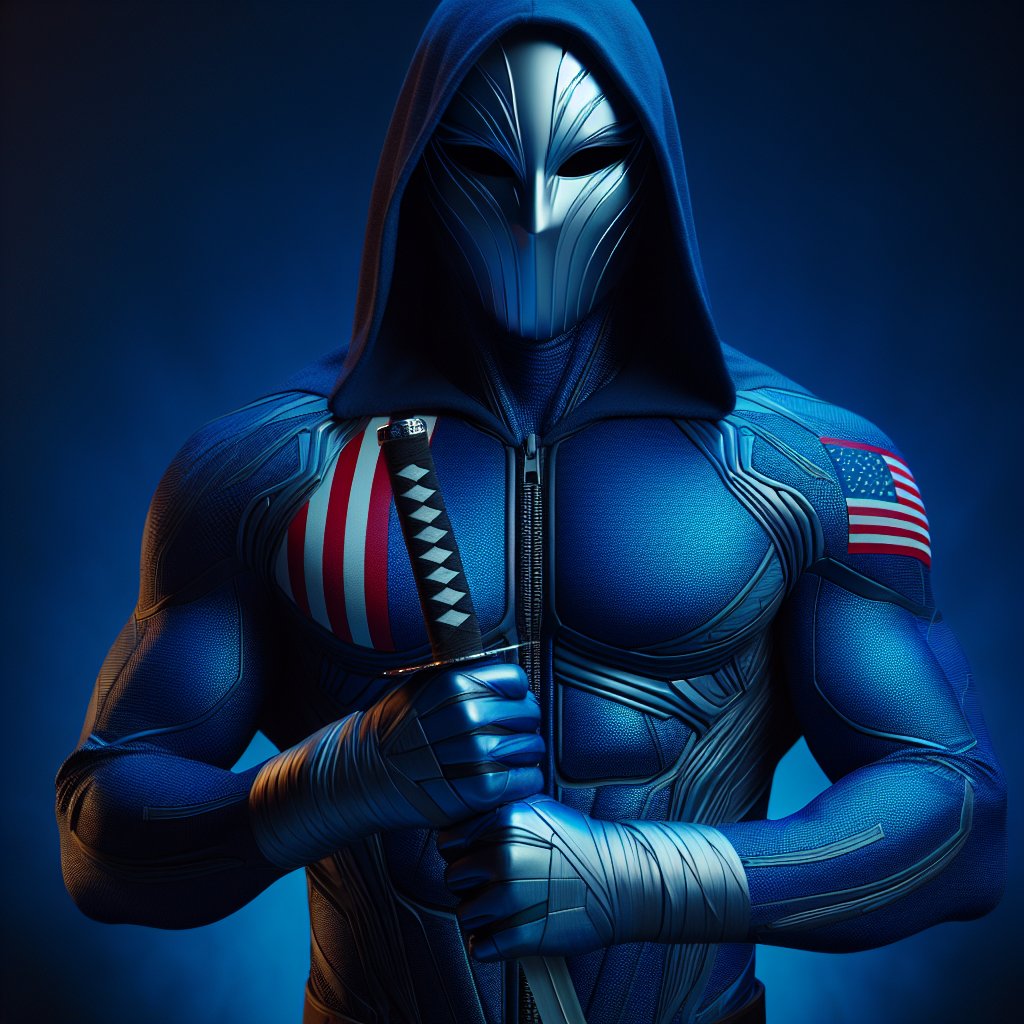 Villain in a blue full body | Fanart