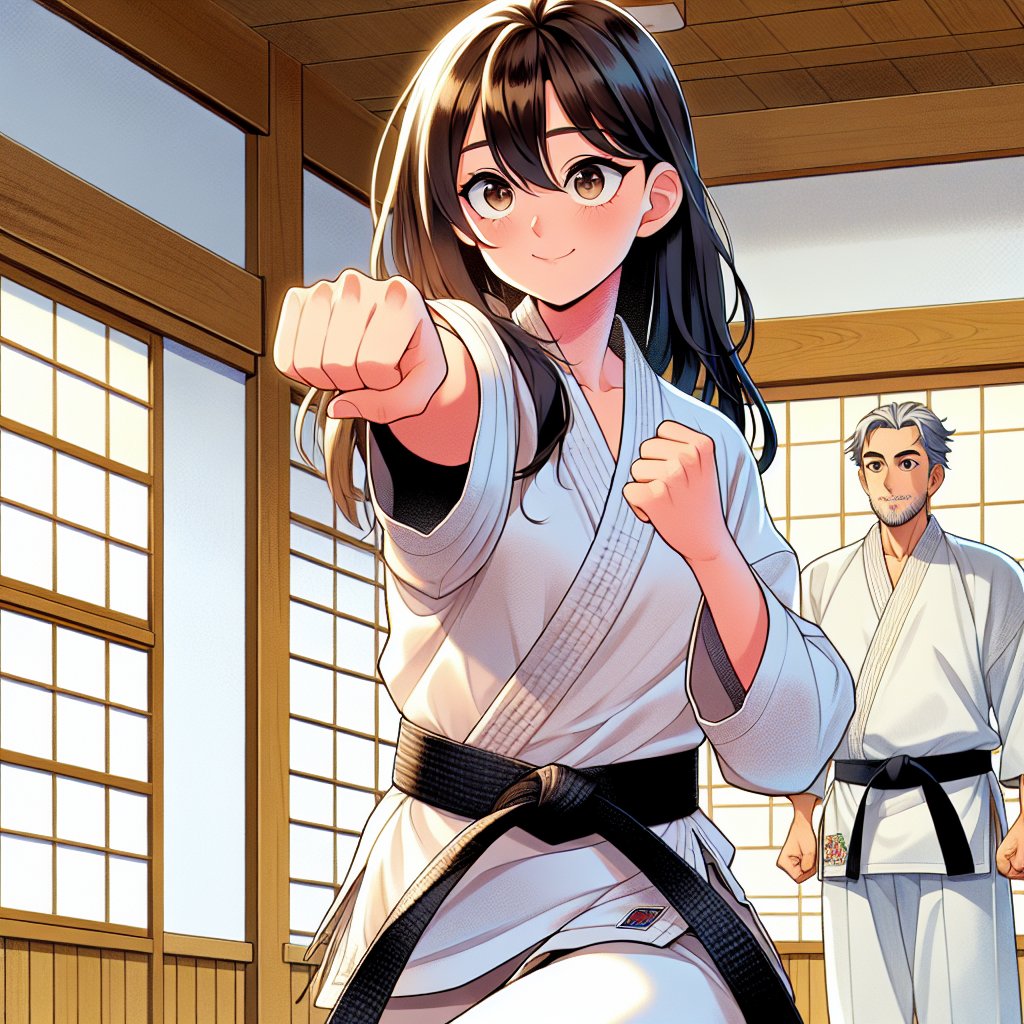 She‘s a black belt in karate, | Fanart