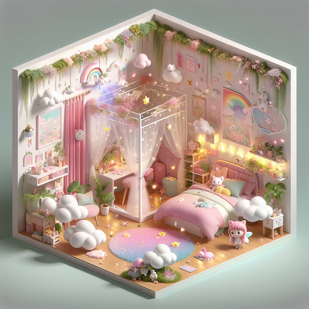 Cute kawaii fairy core teen girls | Fanart