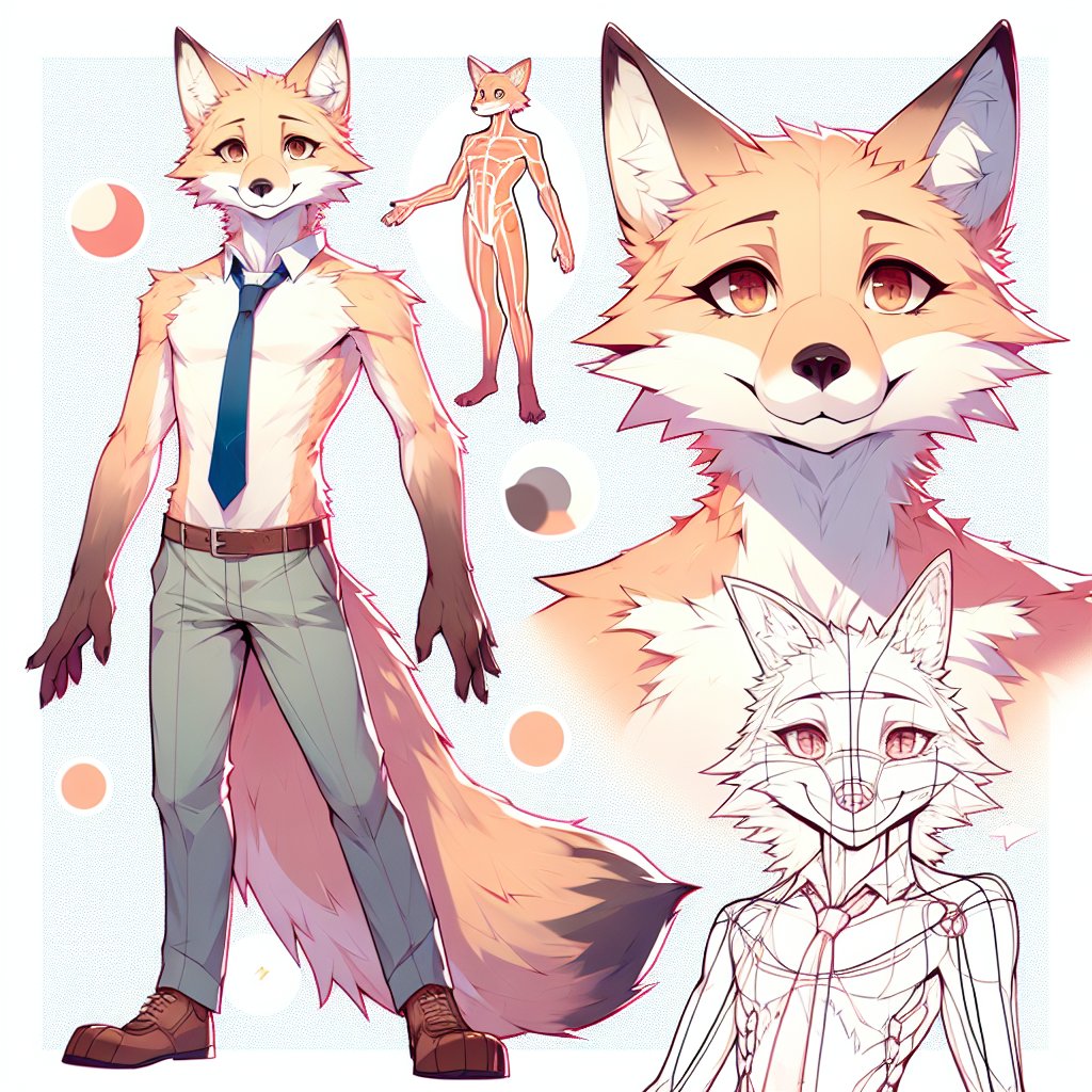 Anime Style Furry | Fanart