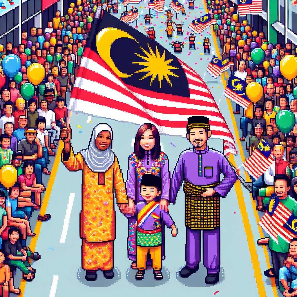 Malaysian Flag Pixel Art | Fanart