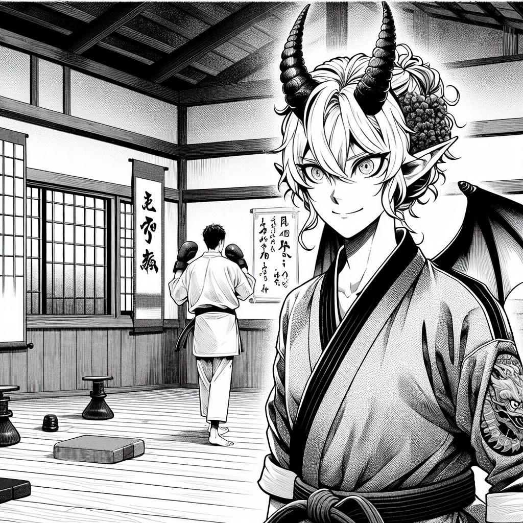 Karate Succubus fights her lover in | Fanart