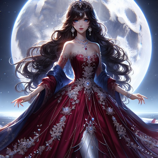 Anime Girl Royal Blue Fanart