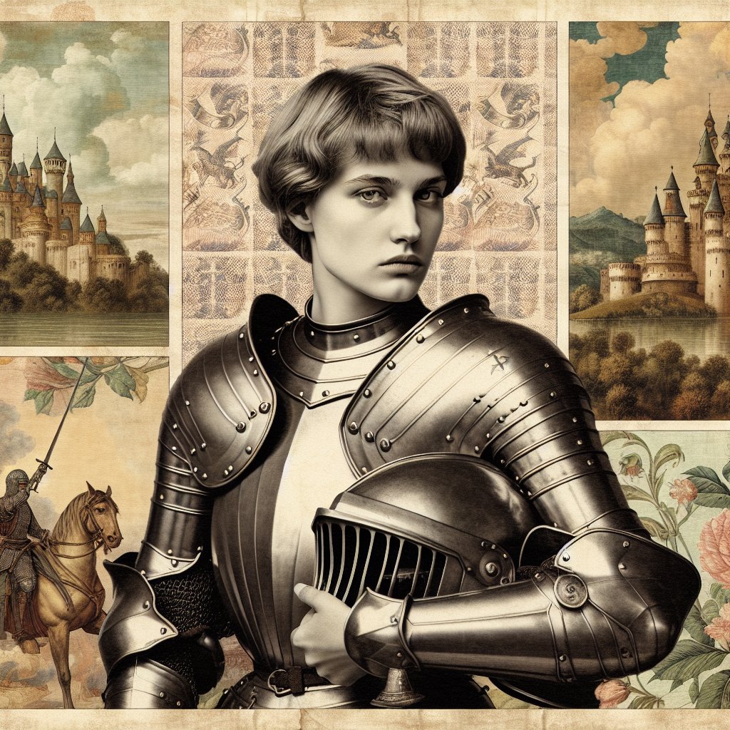 Female knight with short hair | Fanart