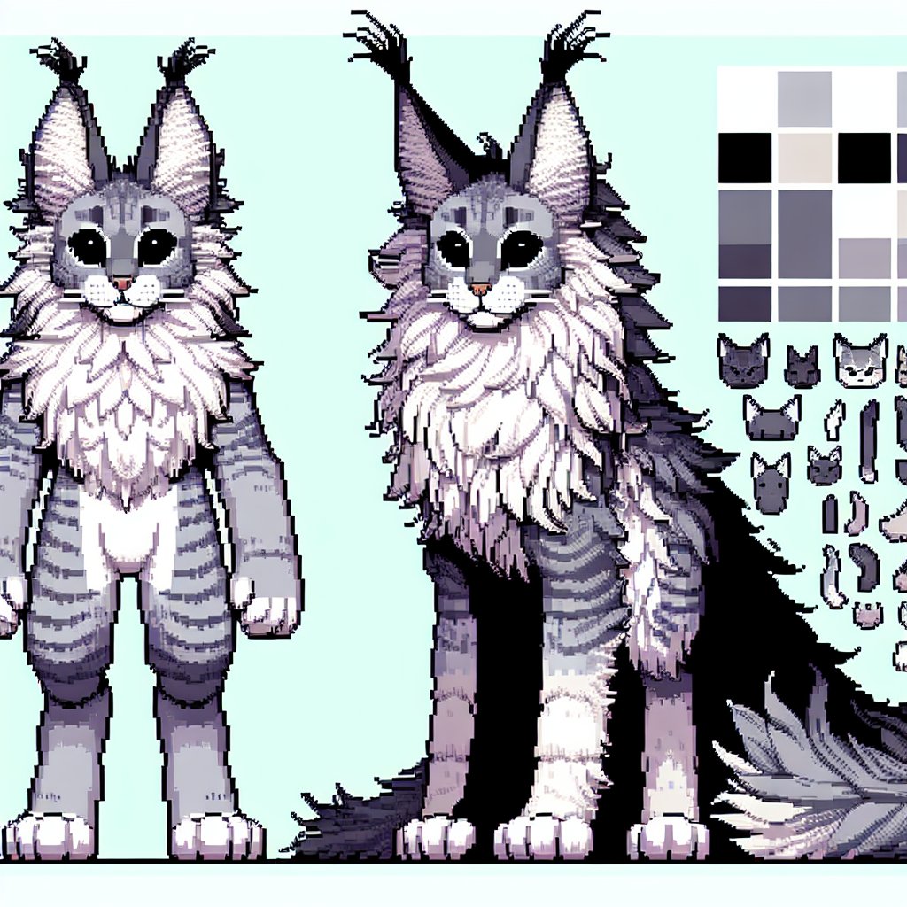 Vivid Color Palette Furry | Fanart