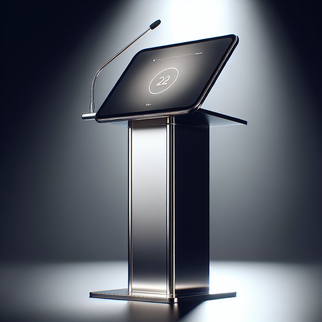 Skinny iPad podium | Fanart