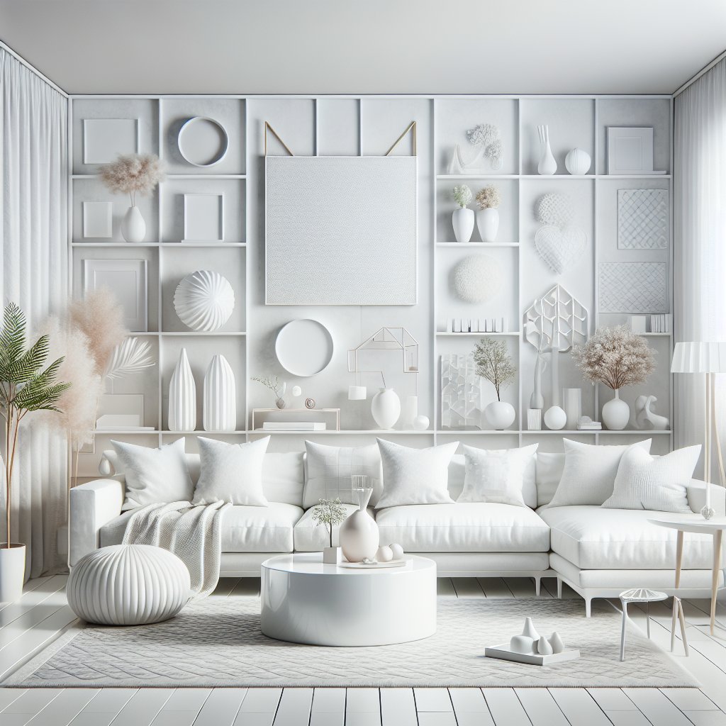 White living room design | Fanart