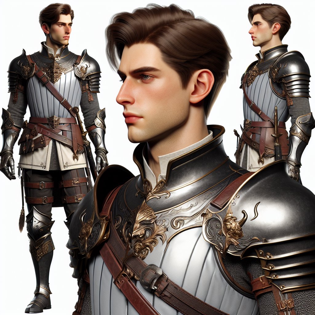 Medieval fantasy knight called Cedric. Tall | Fanart