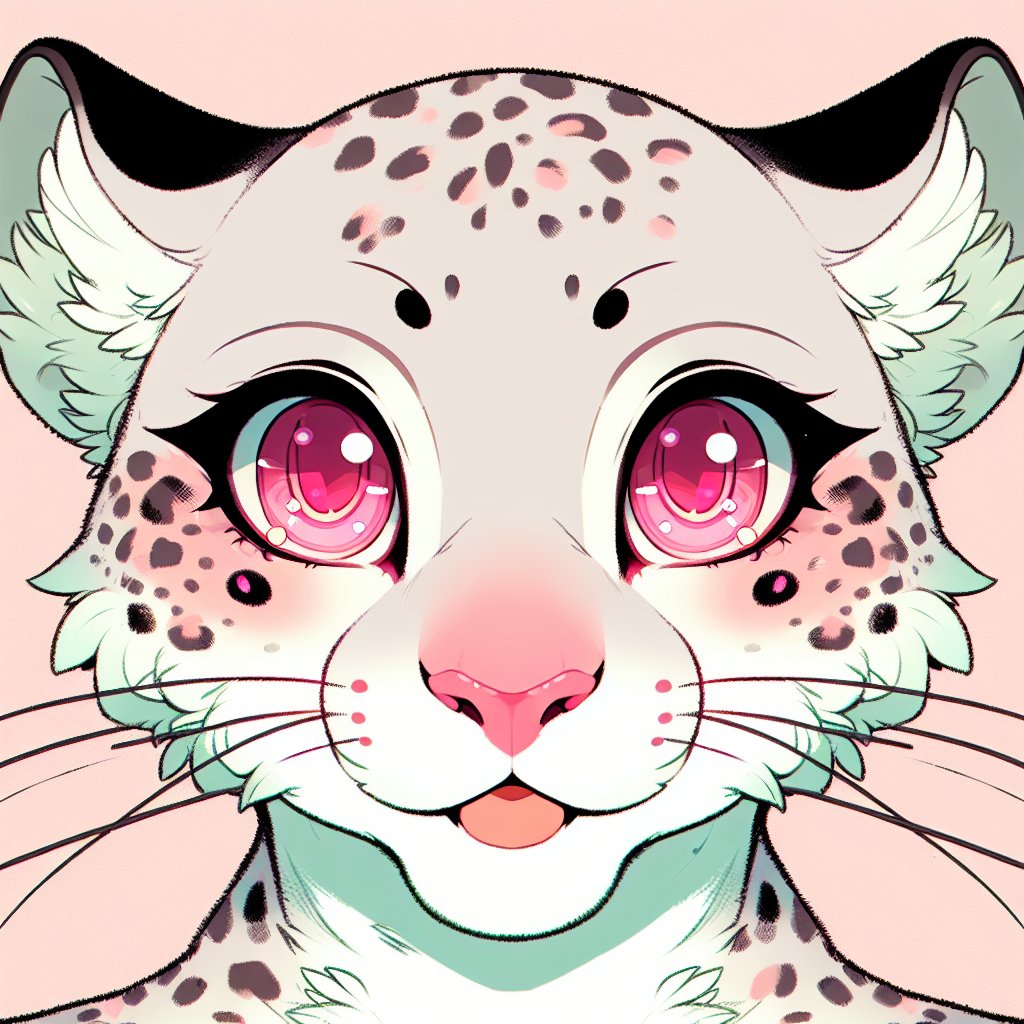 Vivid Color Palette Furry | Fanart