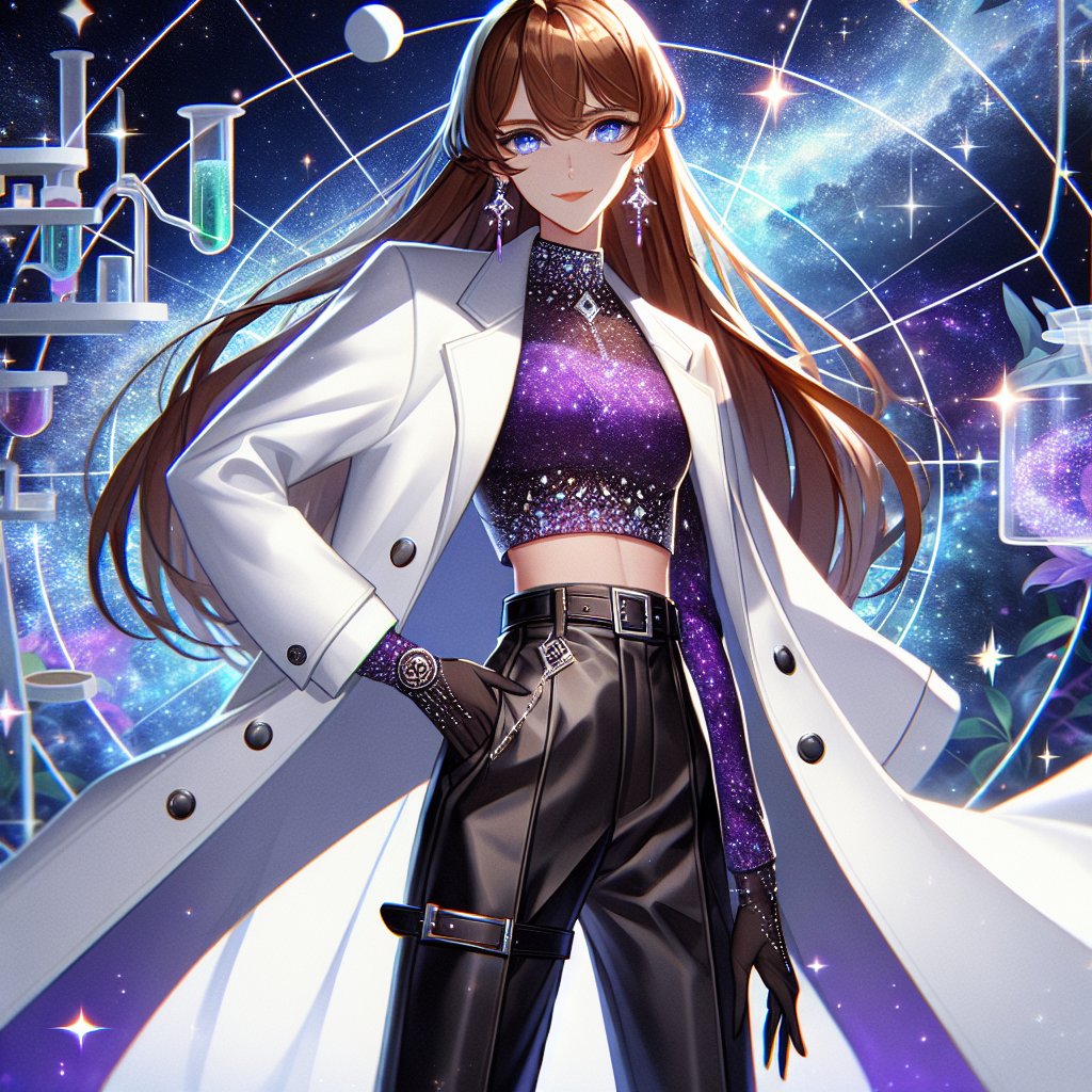 Anime Girl Lab Coat | Fanart