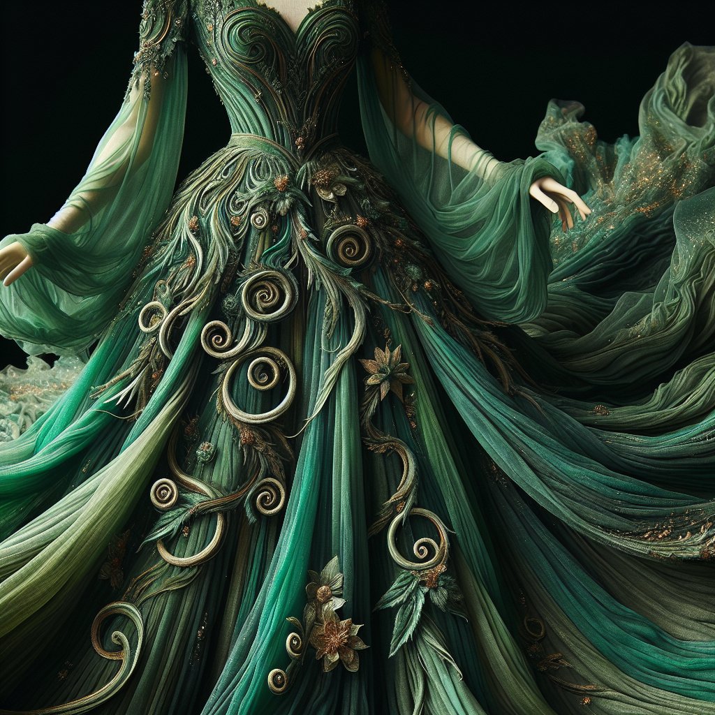 Flowy emerald green | Fanart