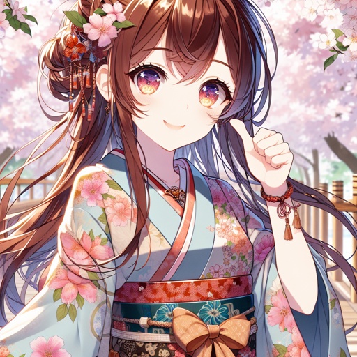 Anime Girl Jingling Coins | Fanart