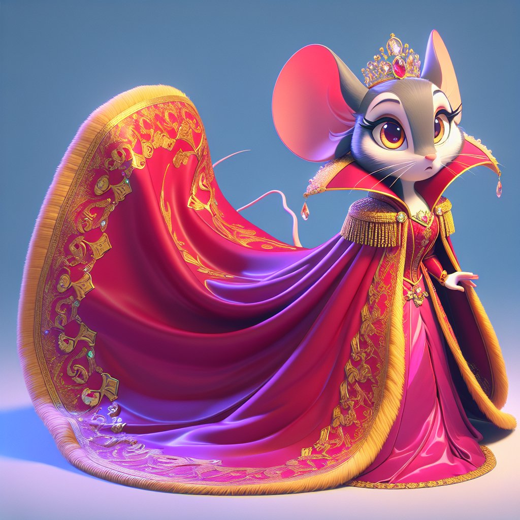 Minnie Mouse is wearing a grand | Fanart