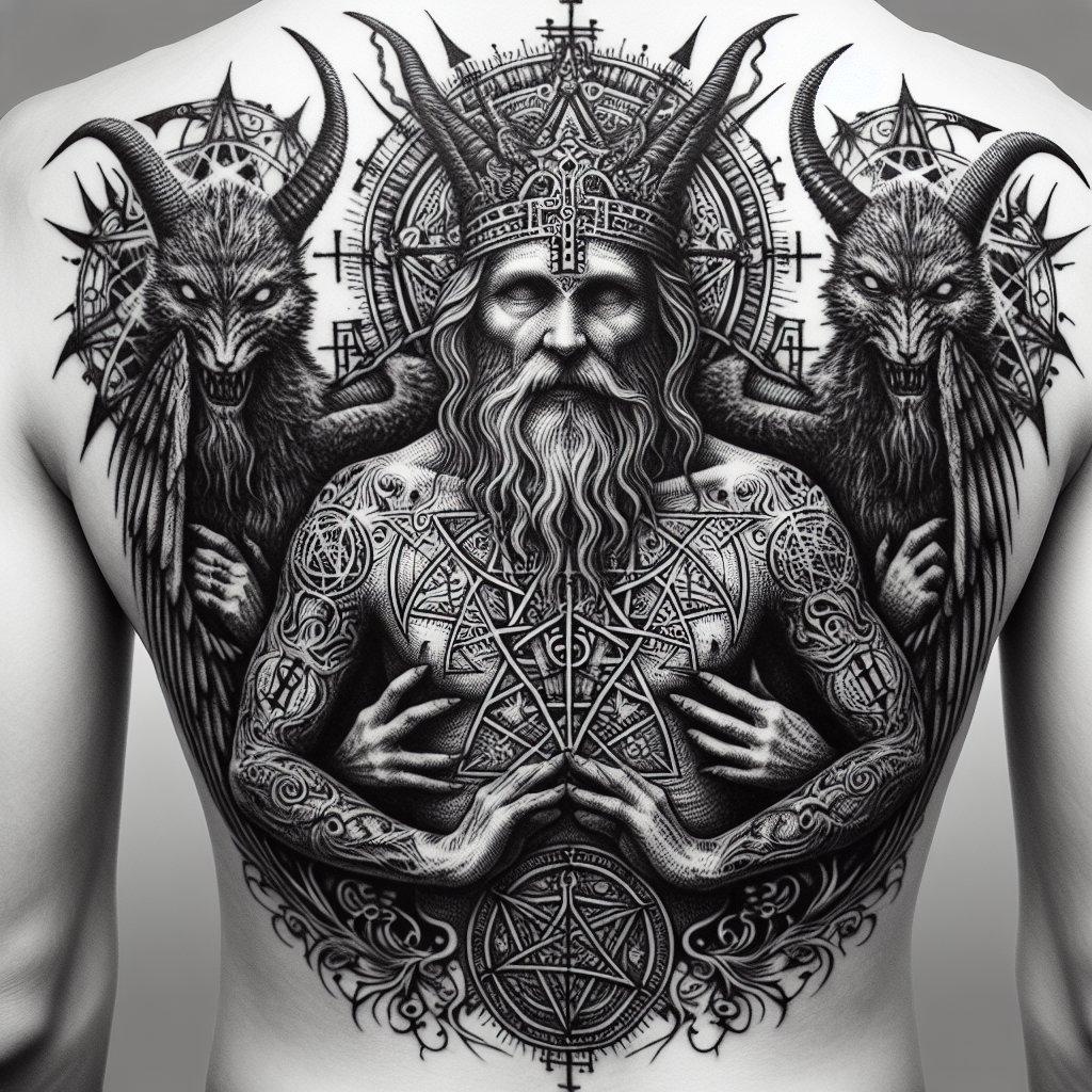 16th century satanic illustration with intricate | Fanart