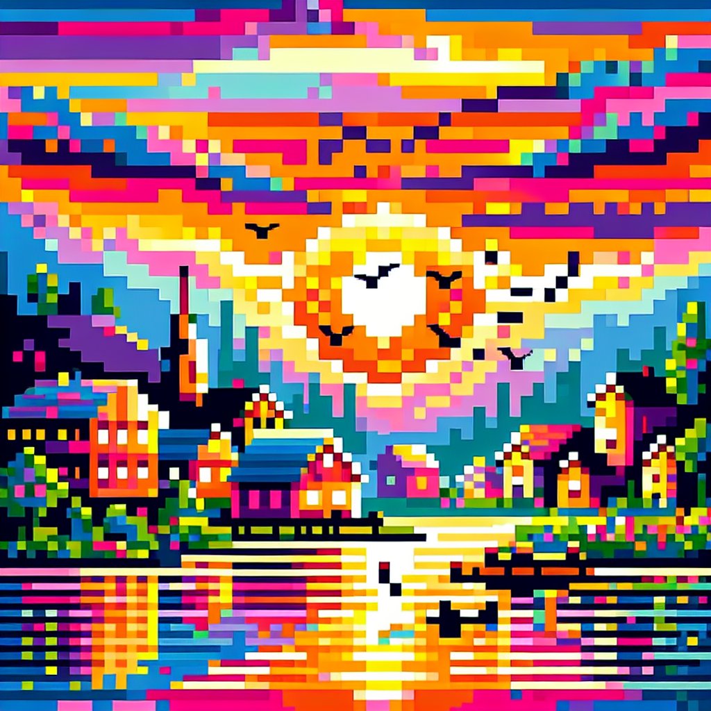 Starlit Sky Pixel Art | Fanart