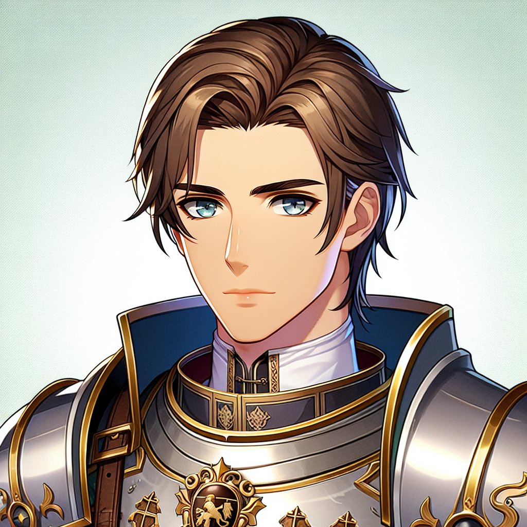 Medieval fantasy knight called Cedric. Tall | Fanart