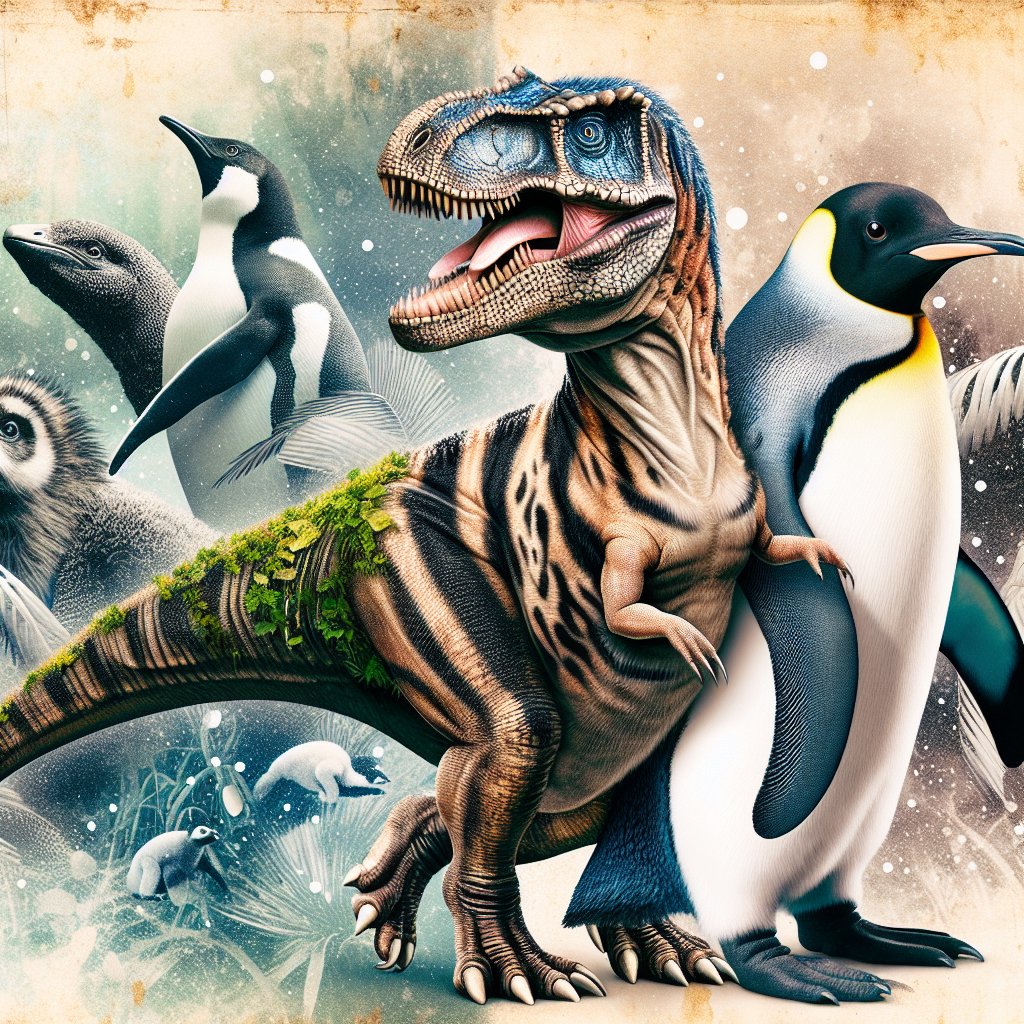 dinosaur penguin | Fanart