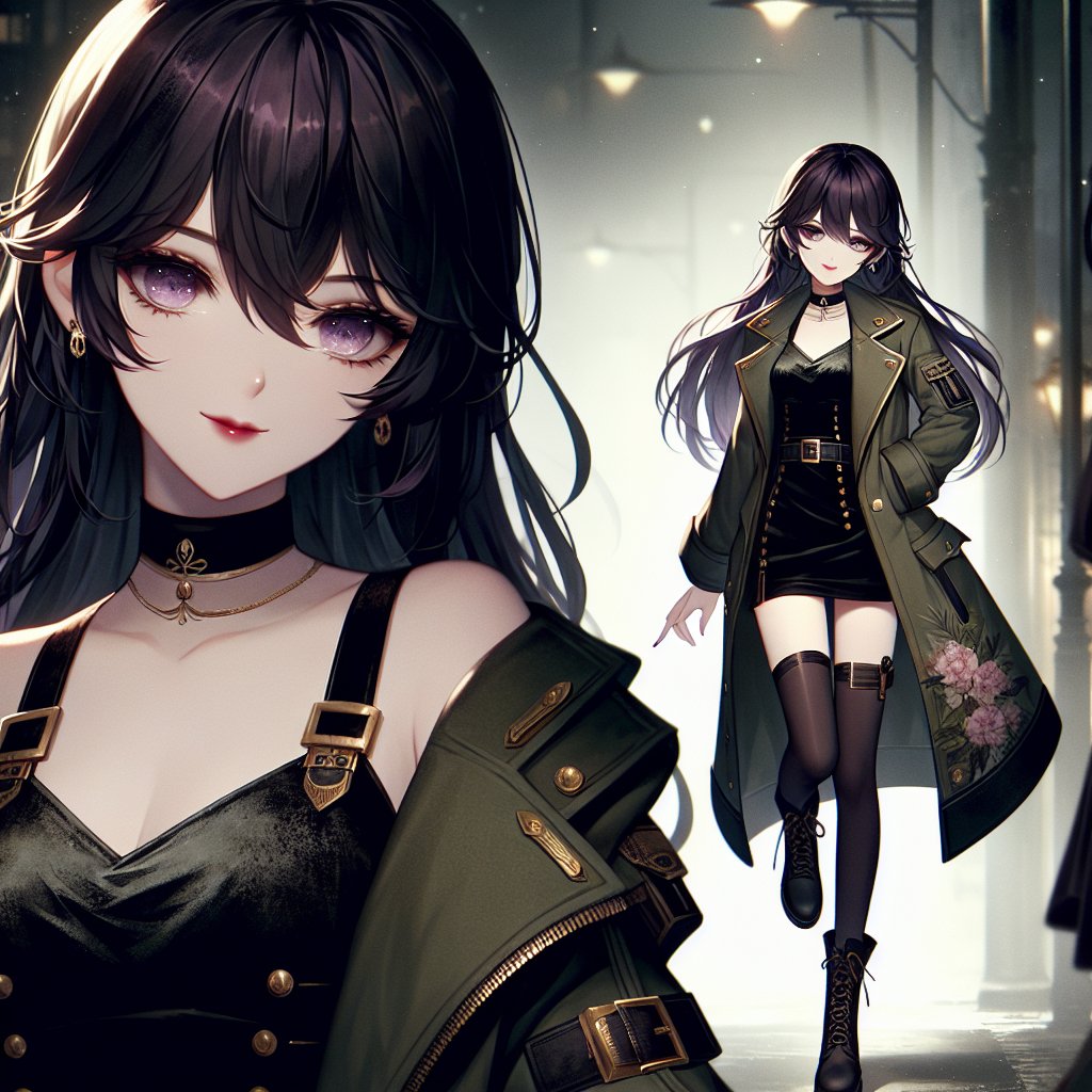 Anime Girl Wearing Jacket: Anime girl | Fanart