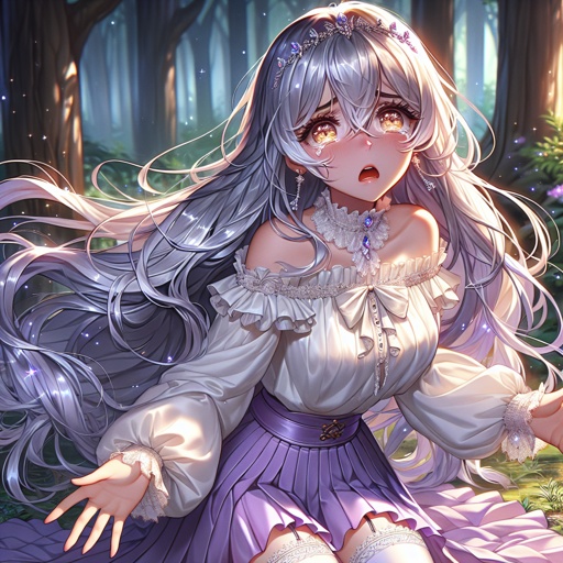 Anime Girl Raw Emotion | Fanart