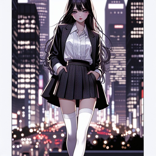 Anime Girl Thigh High Socks | Fanart