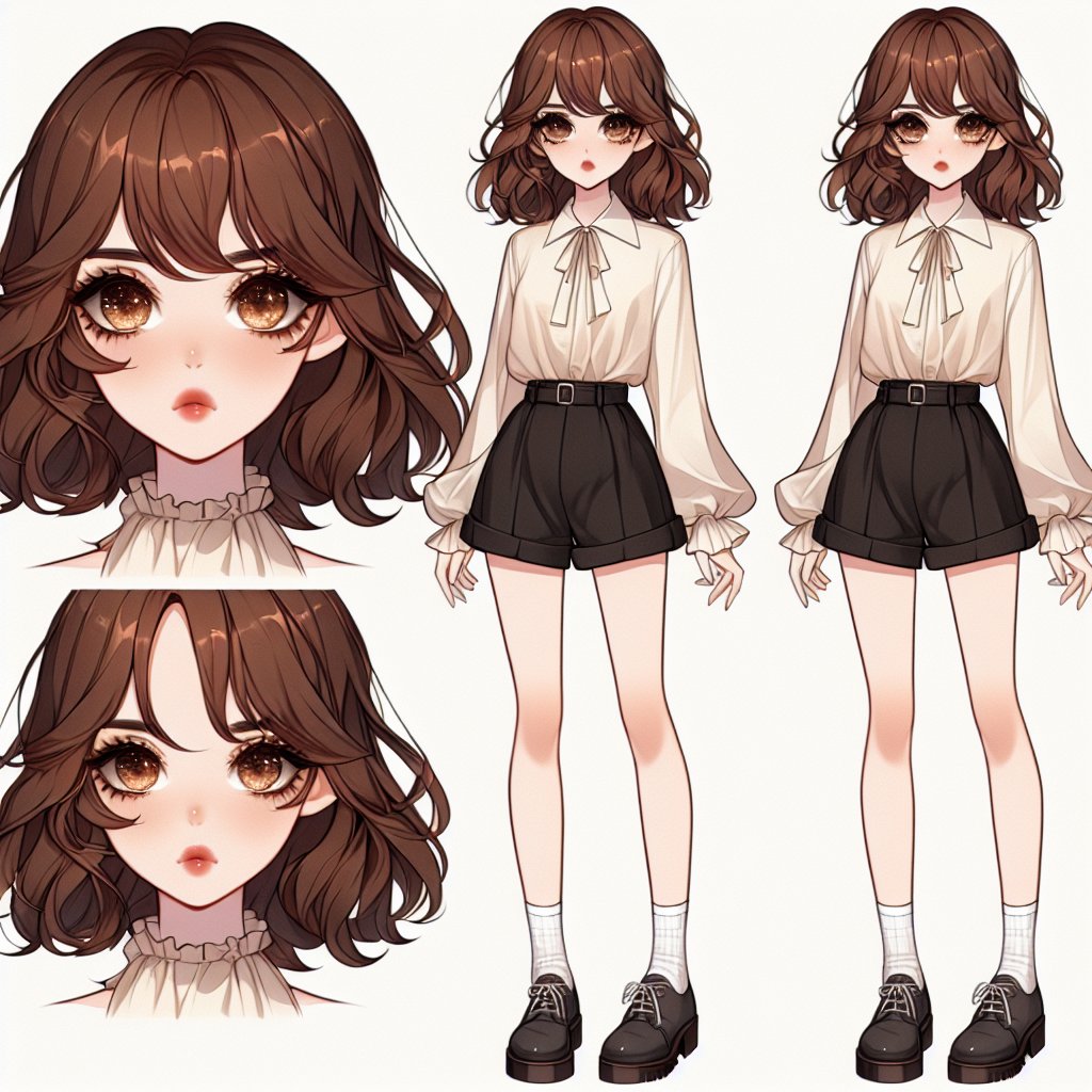 Anime Girl Demure Facade | Fanart