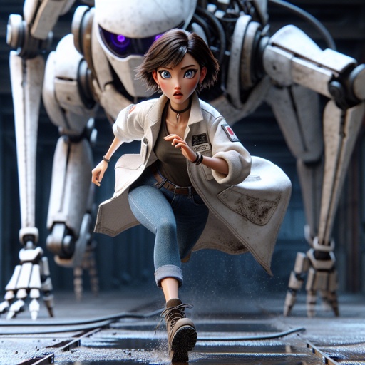 Anime Girl Lab Coat | Fanart