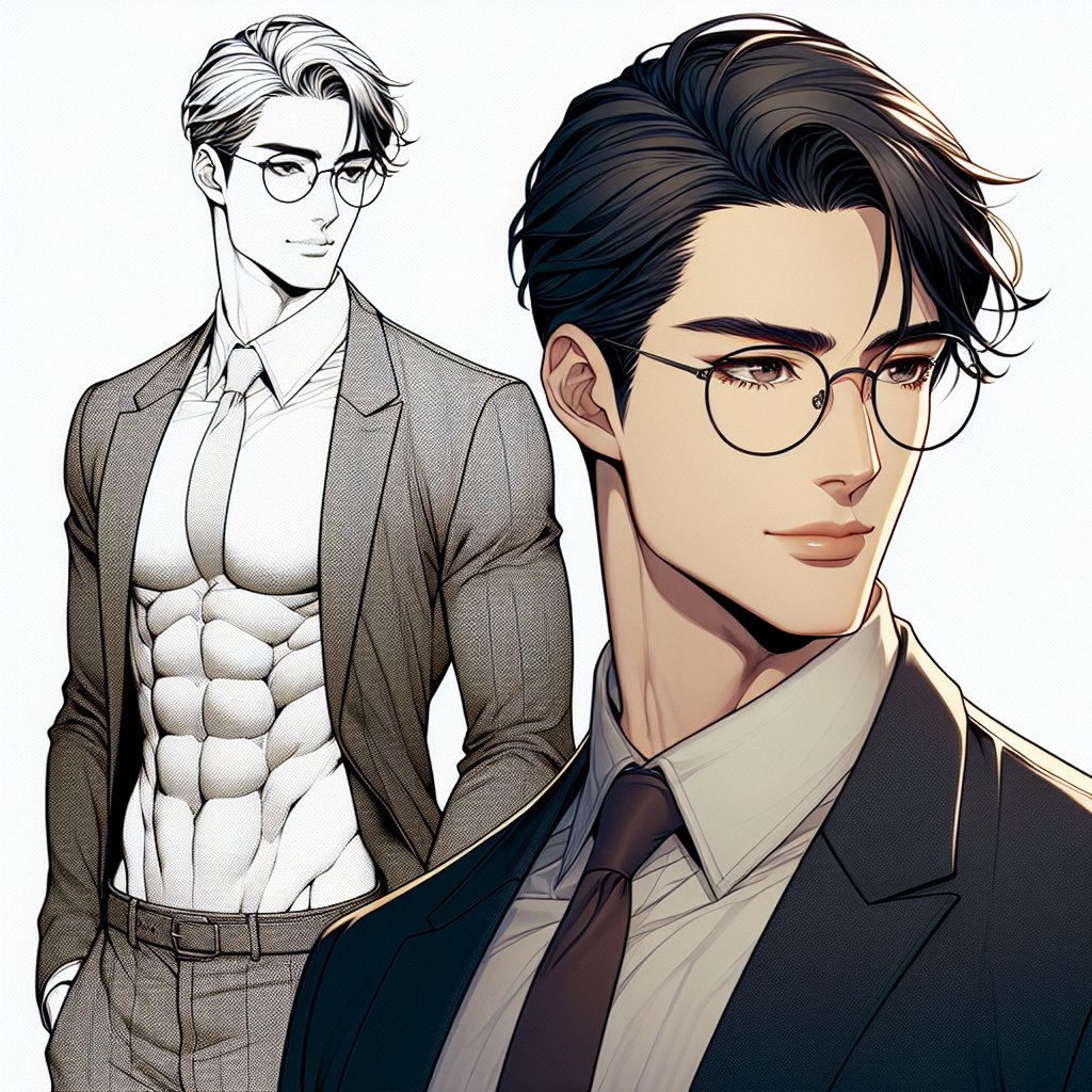 Anime Boy Asian Male Character | Fanart