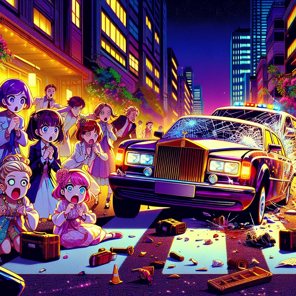 Anime Girl Crowded Shopping Street | Fanart