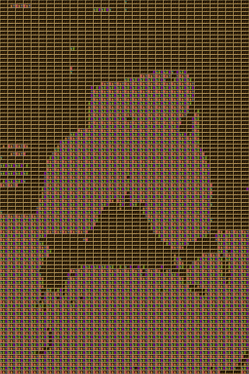 backside chiseled bookshelf pixel art | bookshelfs.art