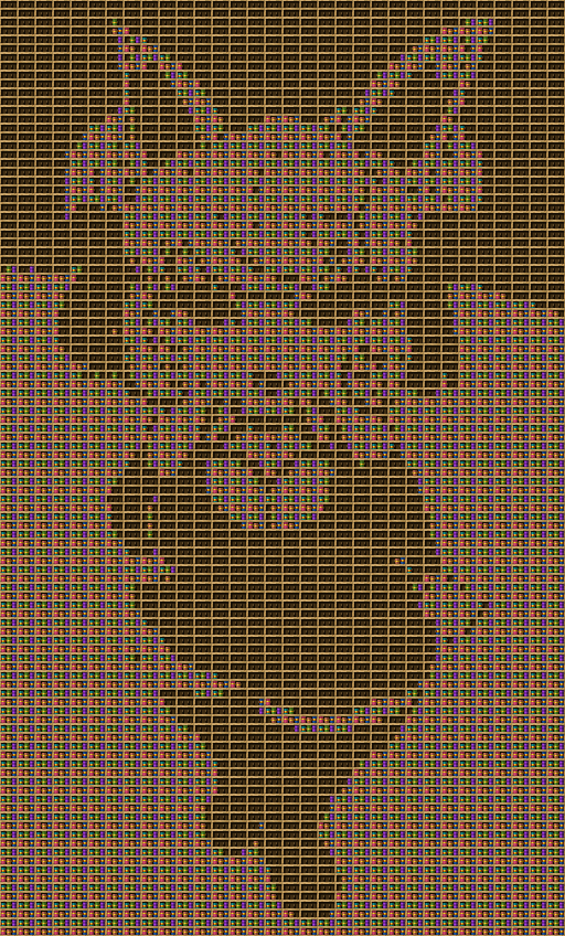 Vex chiseled bookshelf pixel art | bookshelfs.art