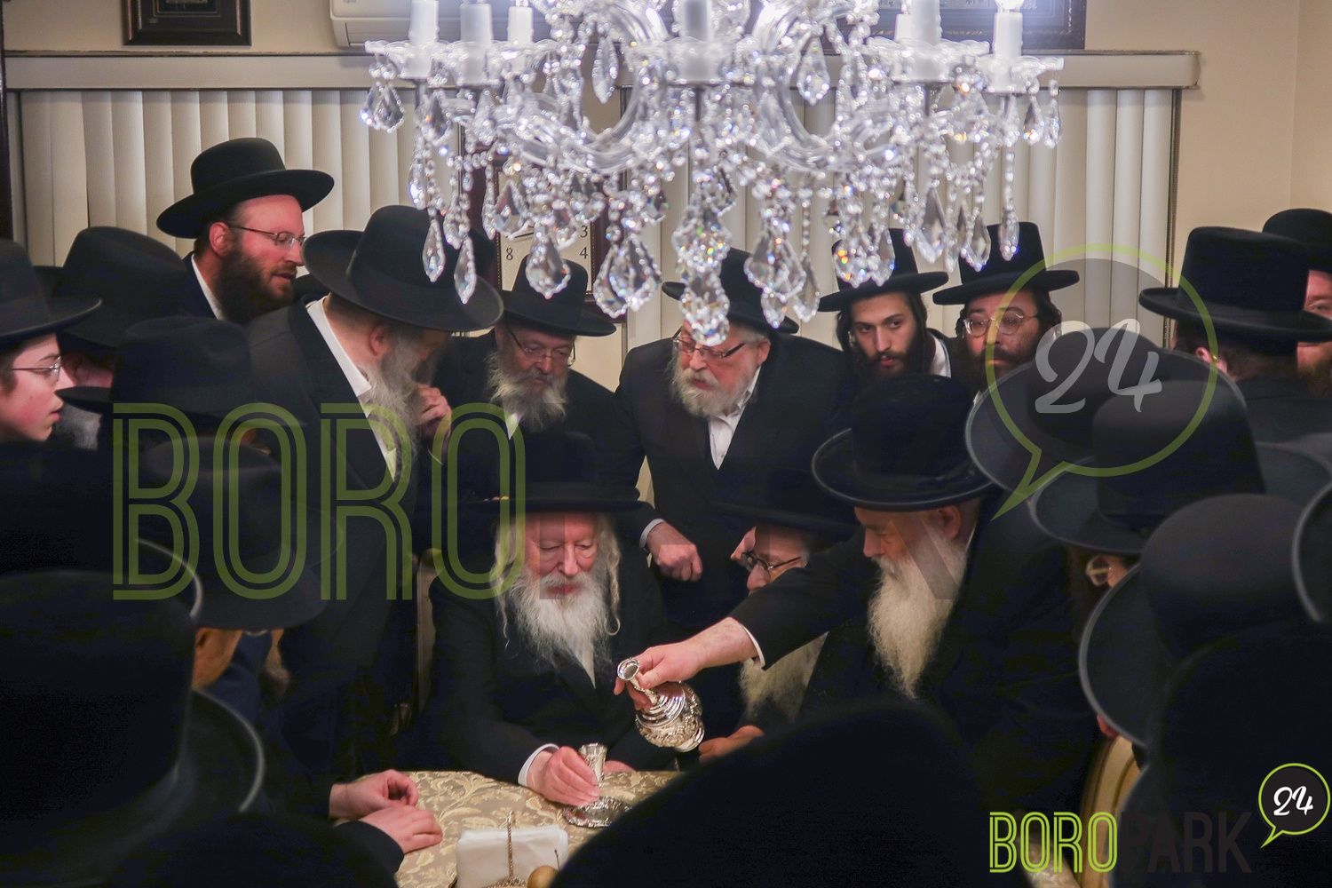 Ger Rebbe Visiting Rebbes of Bobov, Minkatch, Sanz Klausenburg And ...