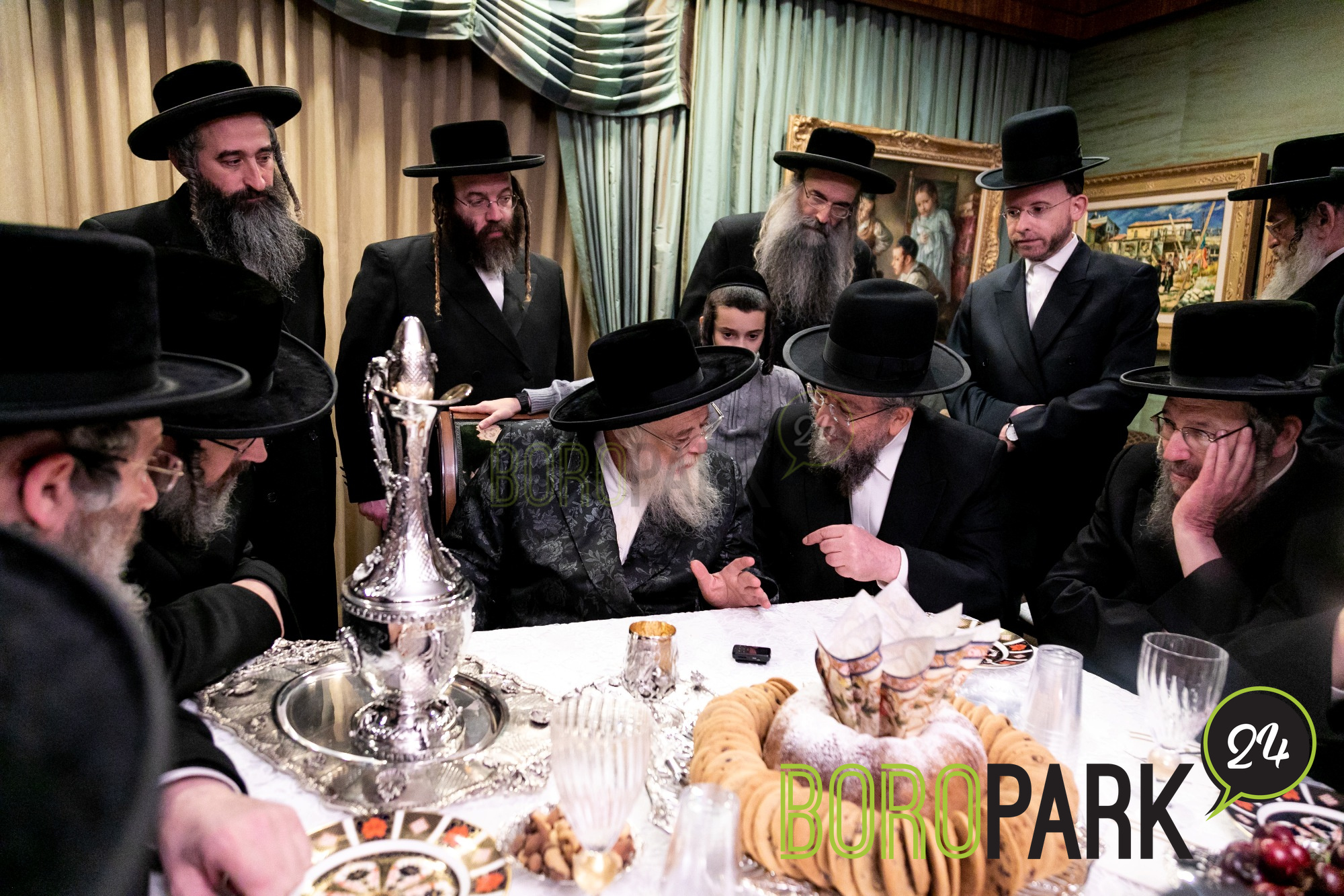 Toldos Ahron Rebbe Visiting The Home Of Reb Wolf Sicherman Author Of ...