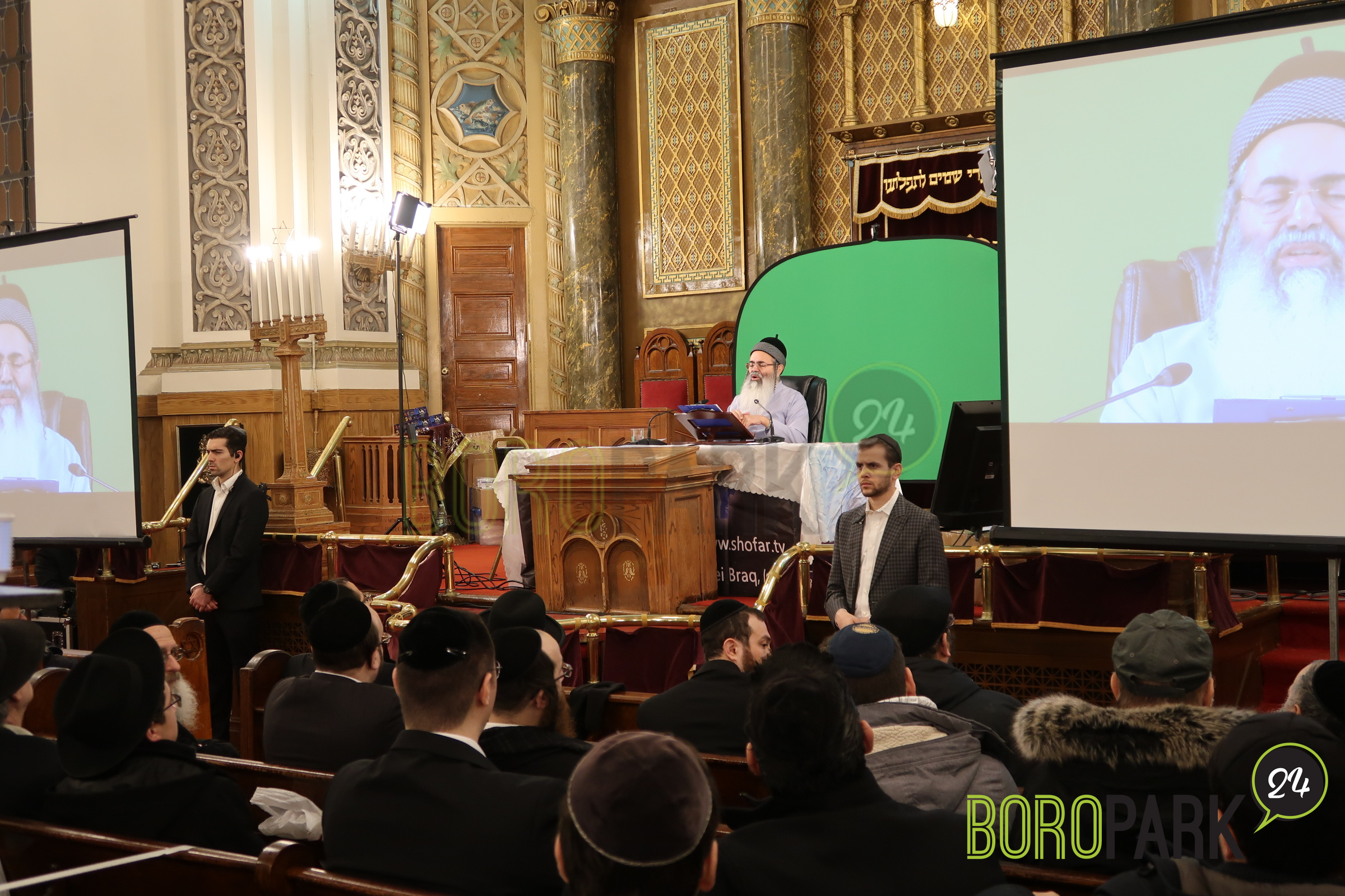 Photos: Rav Amnon Yitzchak speaking at the Young Israel Beth El Hall ...