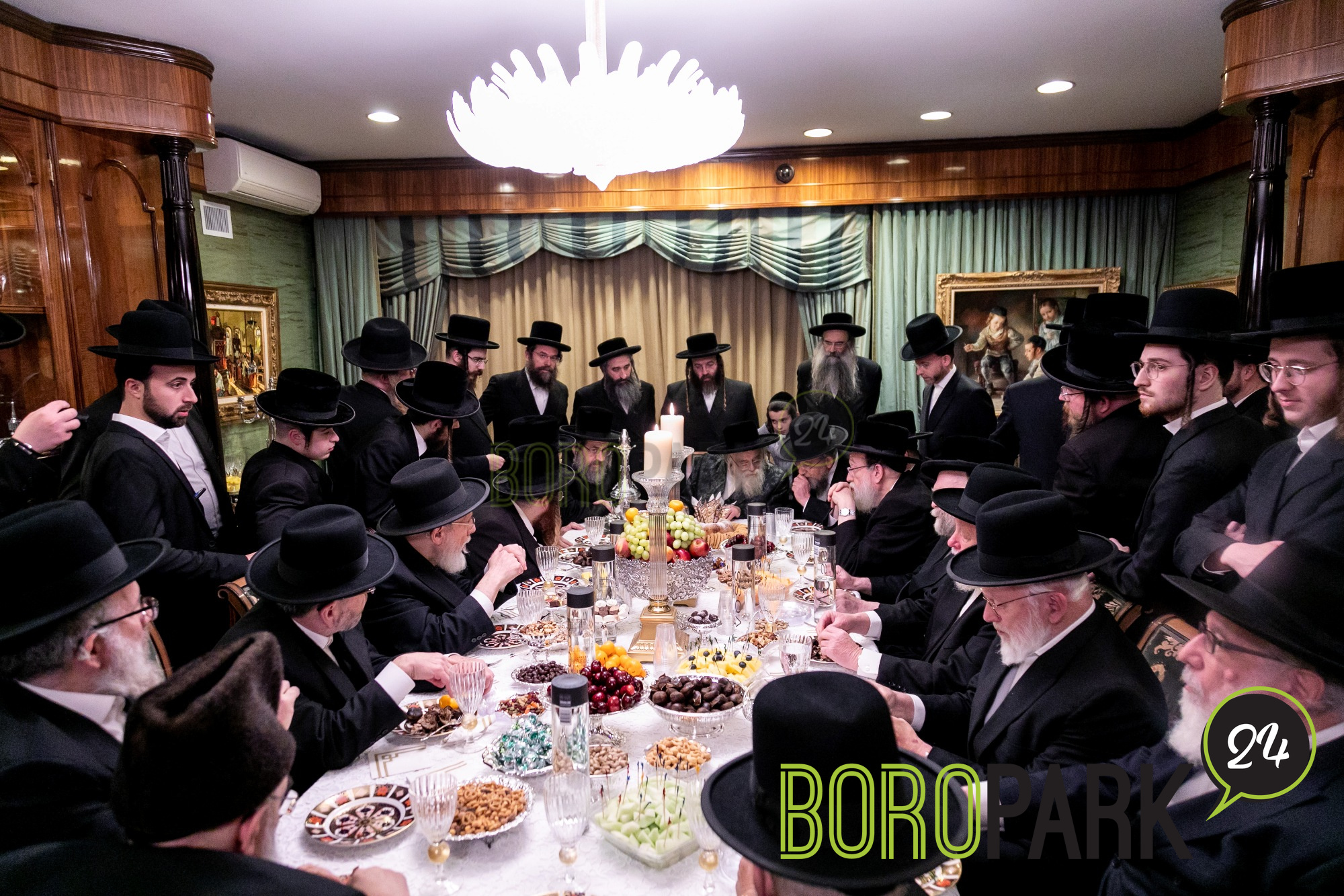 Toldos Ahron Rebbe Visiting The Home Of Reb Wolf Sicherman Author Of ...