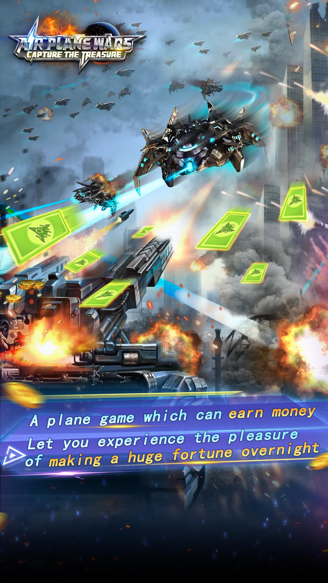 Airplane Wars - Capture the treasure