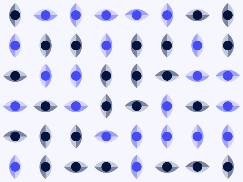 MagicPattern Shape – Round Geometric blue background pattern in shades ...